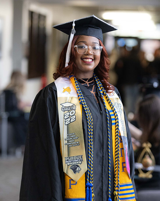 Changing lives: Meet 2022 PNW graduate Jalyn A. Smith - Alumni