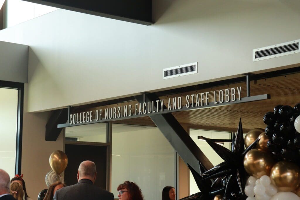 College of Nursing Faculty and Staff Lobby celebrated during ribbon ...
