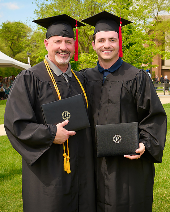Family affair – father and son navigate college journey together at PNW ...